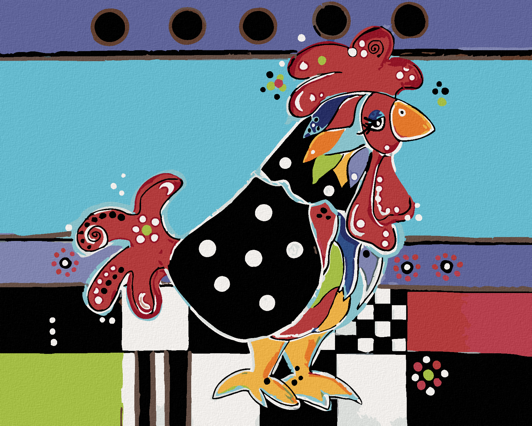 Malen nach Zahlen - HAHN (JONNA JAMES) – ZUTY DE