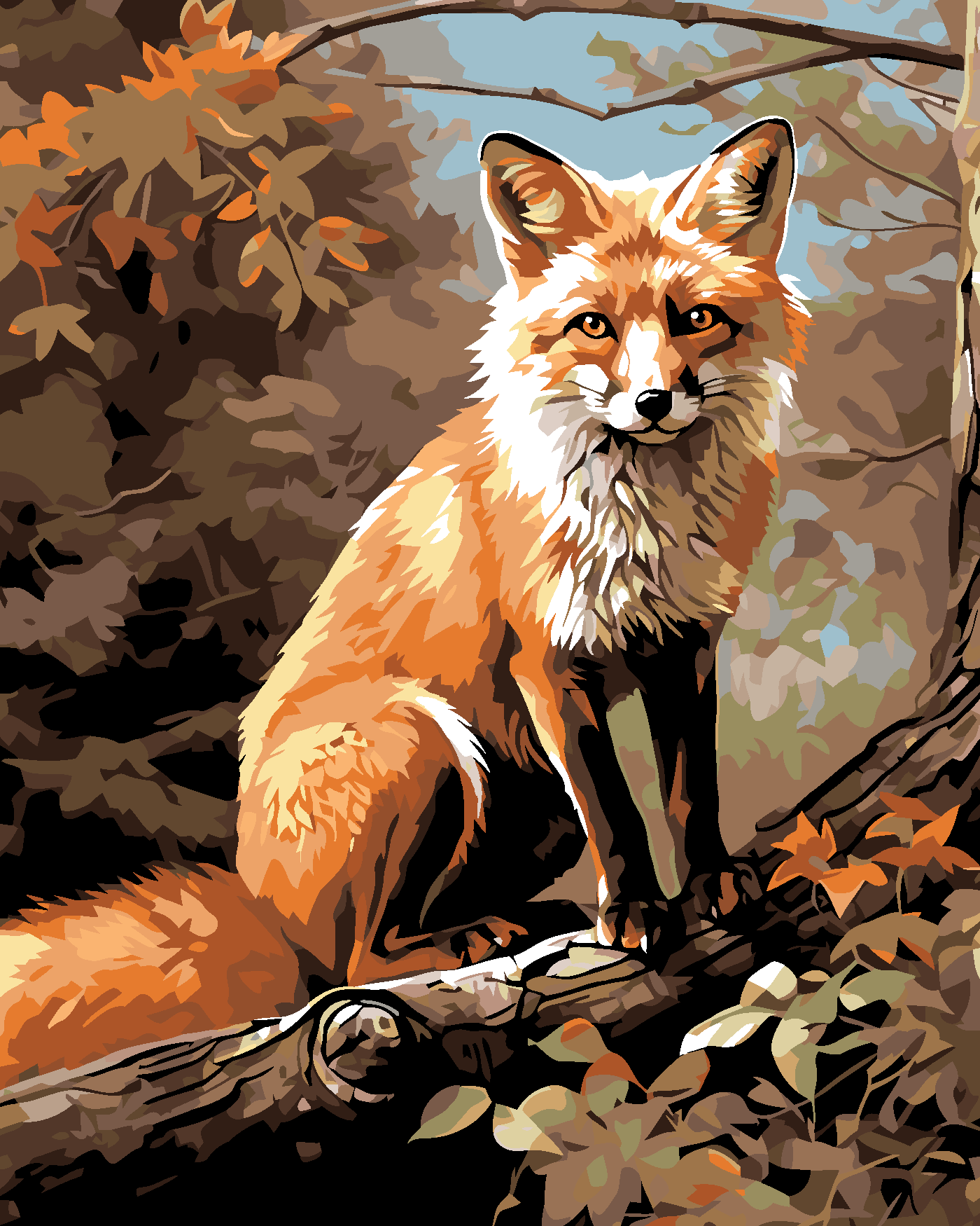 Malen nach Zahlen - FUCHS 2 – ZUTY DE